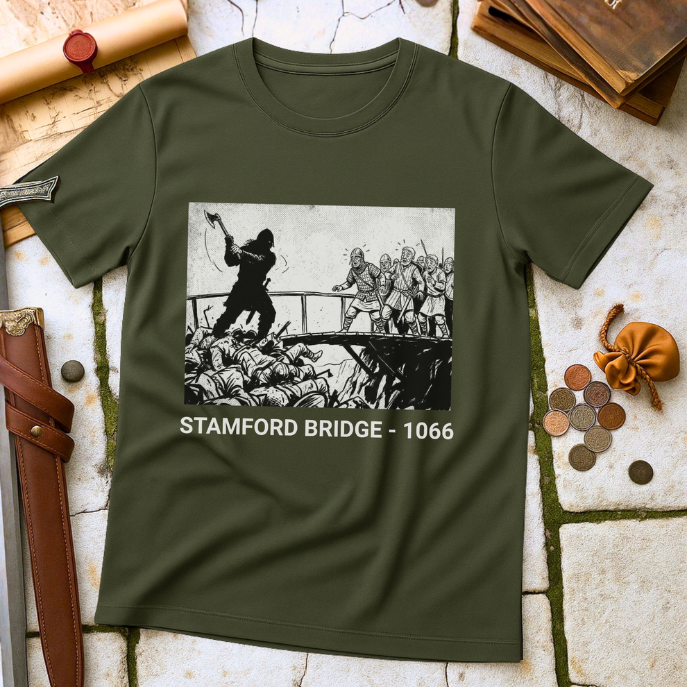 Battle of Stamford Bridge 1066 T-Shirt | Viking Berserker Lone Warrior ...
